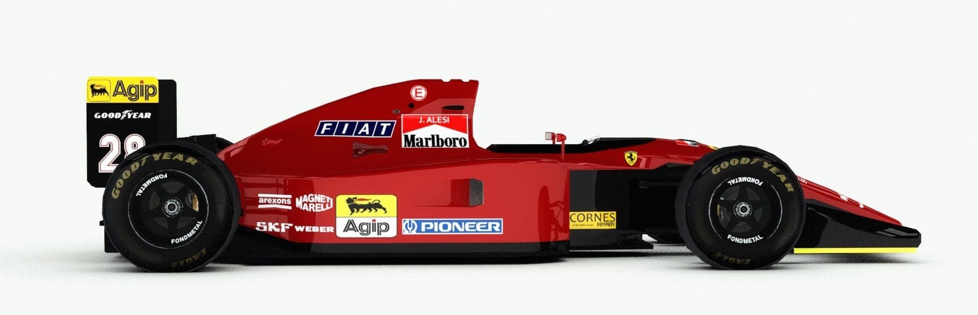 Rosso Ferrari 643 1/8 Scale Model Products - Limited Edition | Thunder ...